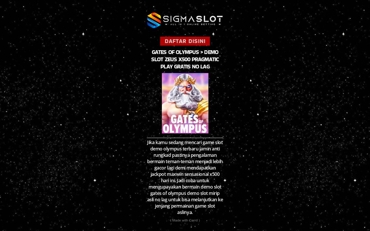 Gates of Olympus Demo Slot Zeus x500